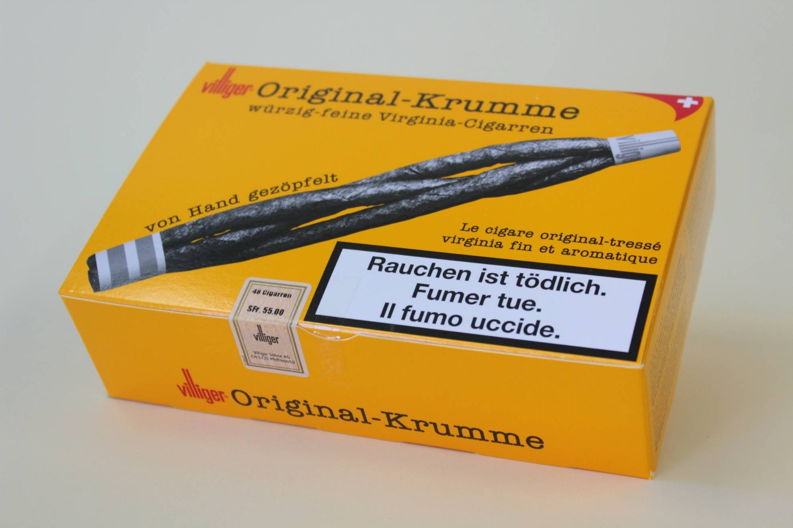 Original Krumme Aweg (Zöpfli) 48 Stk - Tabakfabrik Roth
